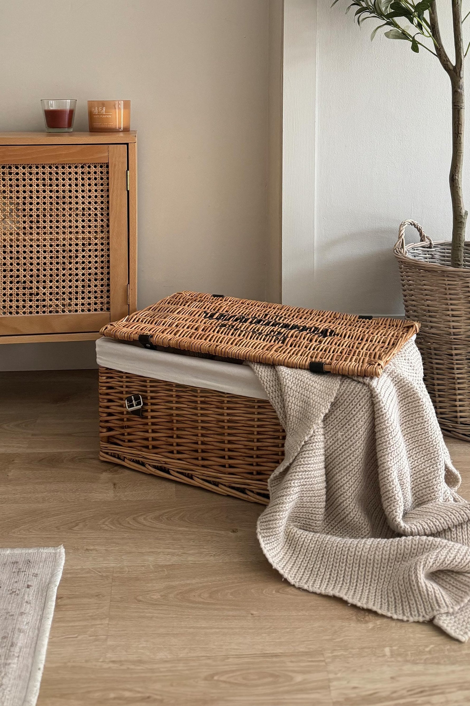 Personalised Empty Wicker Baskets – Purlee